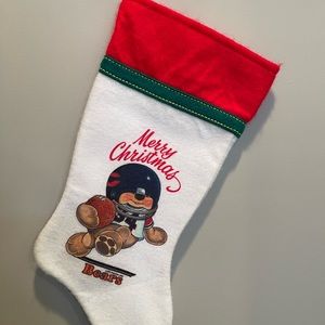 NFL | Holiday | Vintage Chicago Bears Christmas Stocking 34 Sweetness ...